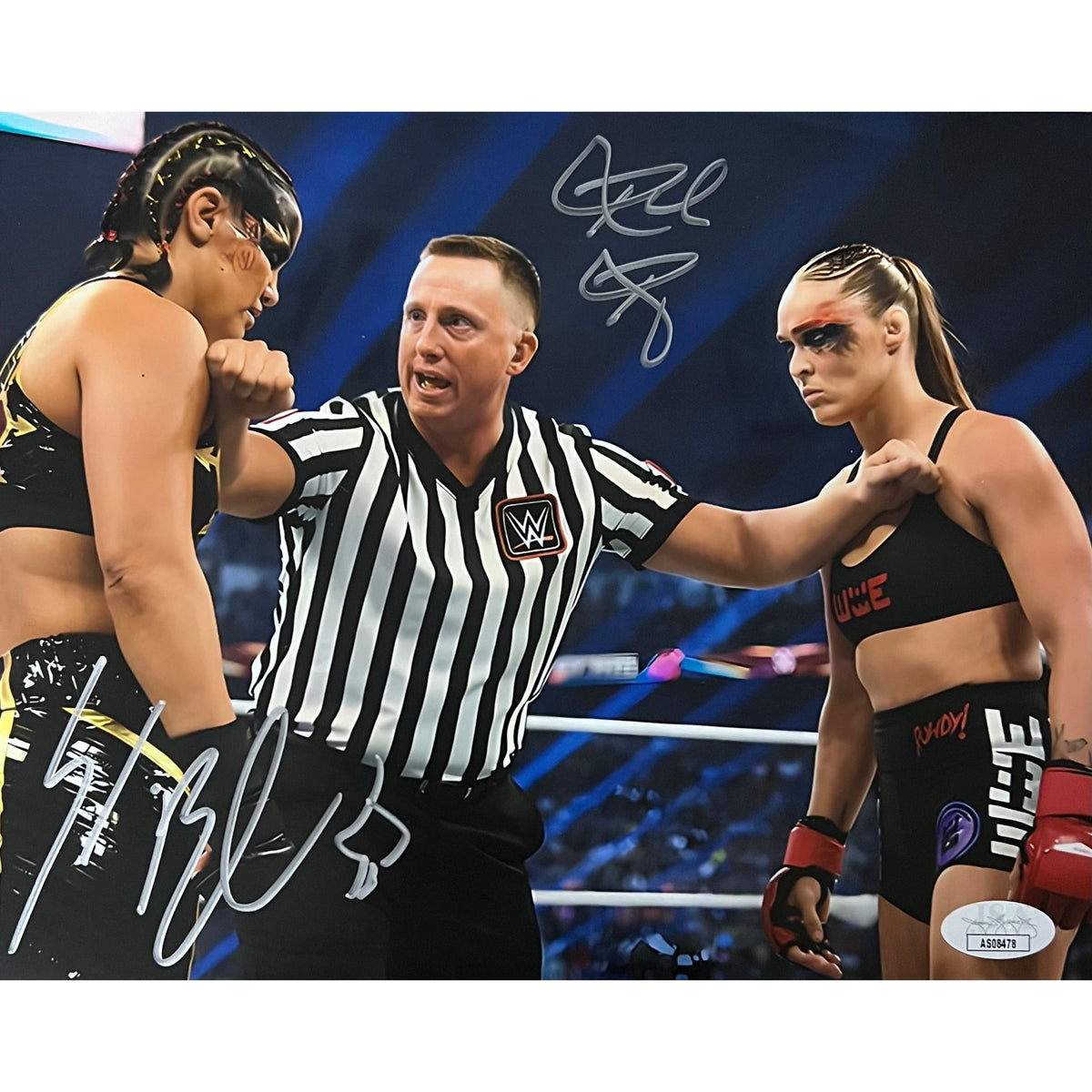 Ronda Rousey & Shayna Baszler Promo - Duel JSA Autographed — Highspots UK
