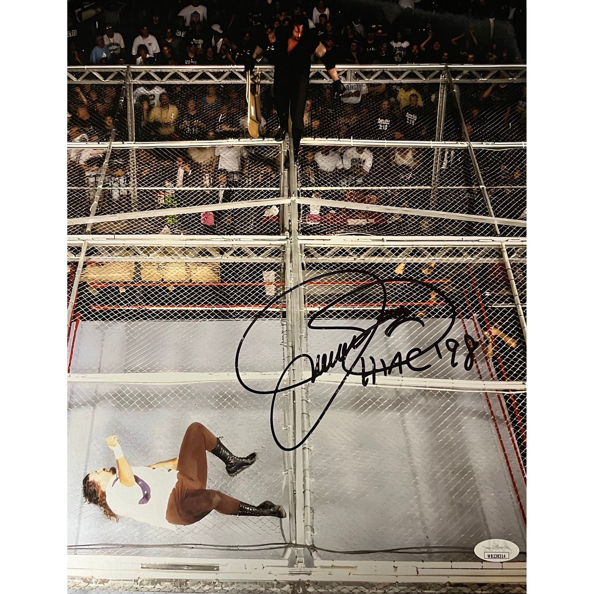 Mankind 11x14 Metallic Poster - JSA Autographed — Highspots UK