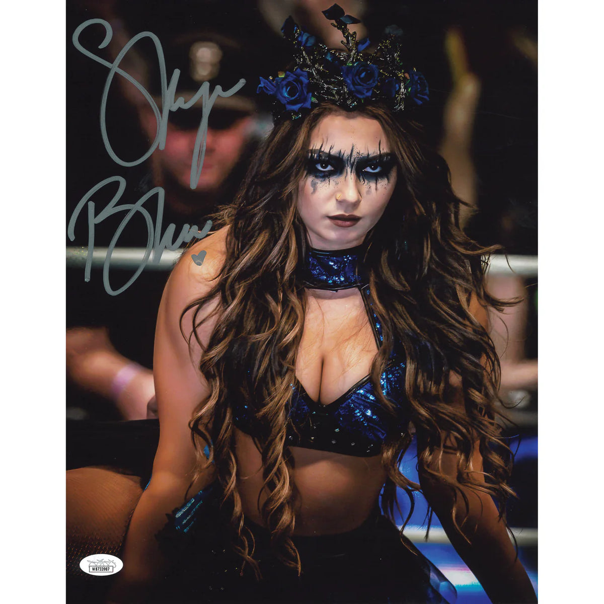 Skye Blue Evil 11 x 14 Poster - JSA AUTOGRAPHED — Highspots UK