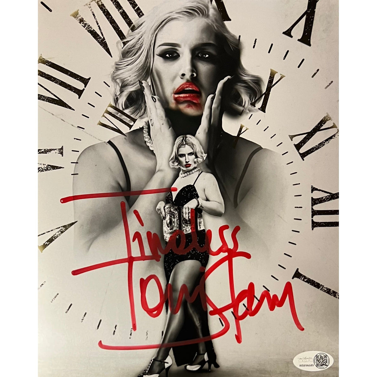 Timeless Toni Storm 8x10 Metallic Promo - JSA Autographed — Highspots UK