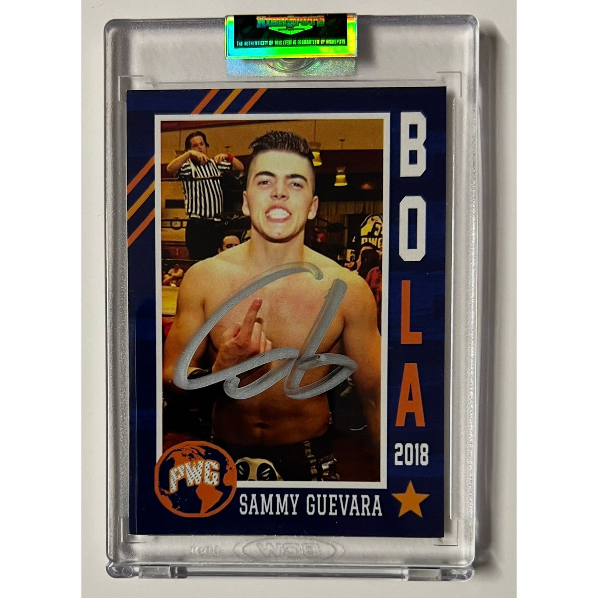 Sammy Guevara - Official PWG Bola 2018 Trading Card - Autographed ...