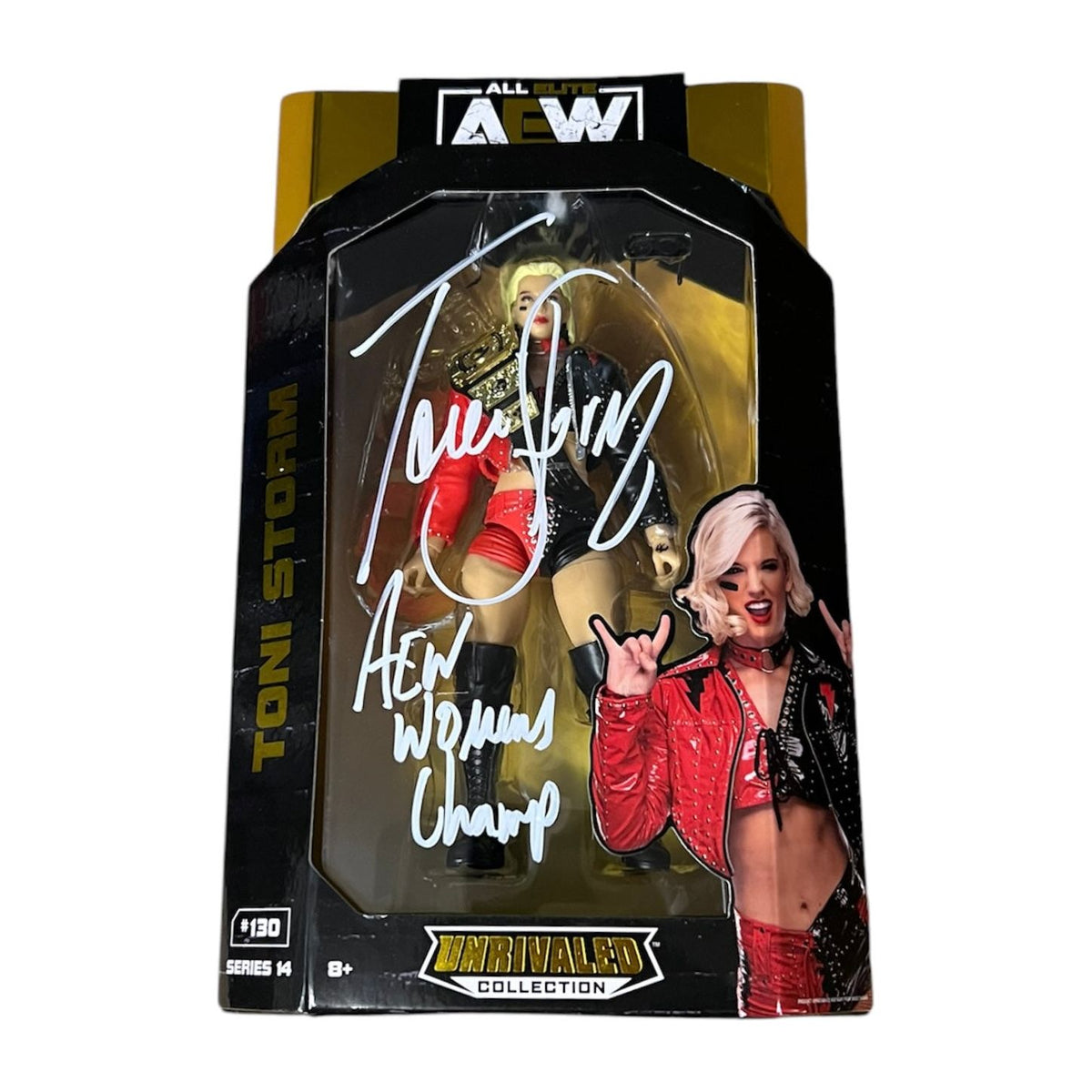 Toni Storm AEW Unrivaled Figure - JSA Autographed — Highspots UK