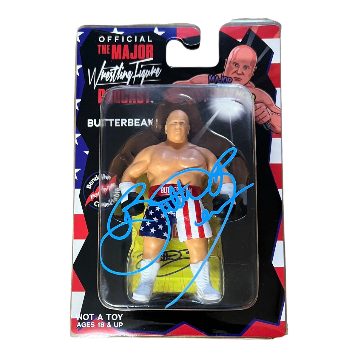 Butterbean Major Bendies Figure - Autographed — Highspots UK