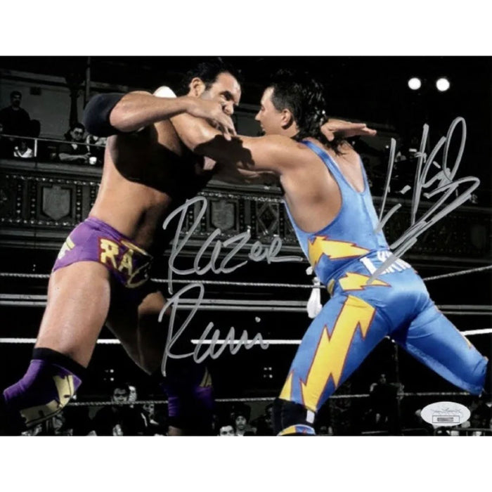 Razor Ramon & The Lighting Kid Promo - JSA Autographed — Highspots UK