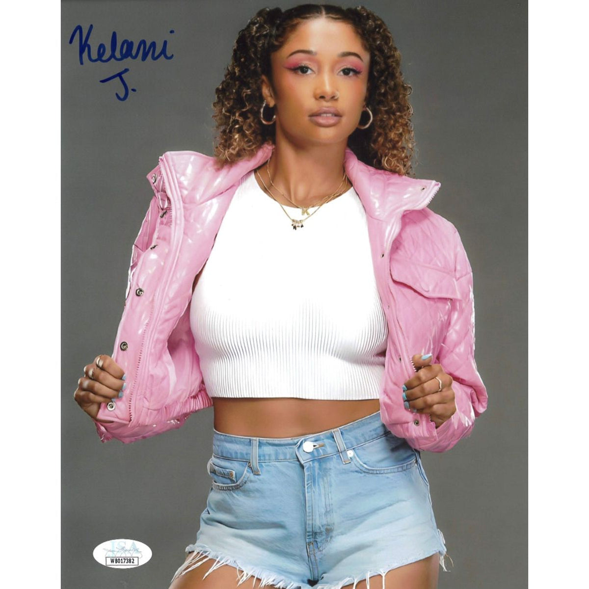 Kelani Jordan Pink Jacket 8 x 10 Promo — Highspots UK