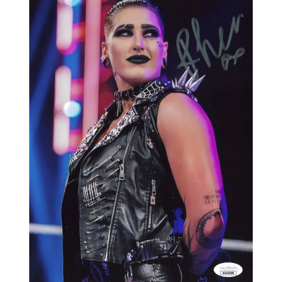 Rhea Ripley Promo - JSA Autographed — Highspots UK