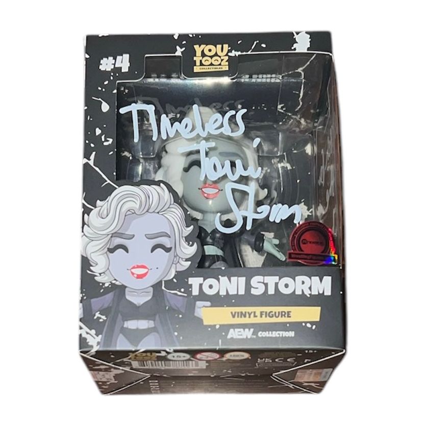 AEW - Toni Storm - Black & White - YouTooz - JSA Autographed — Highspots UK
