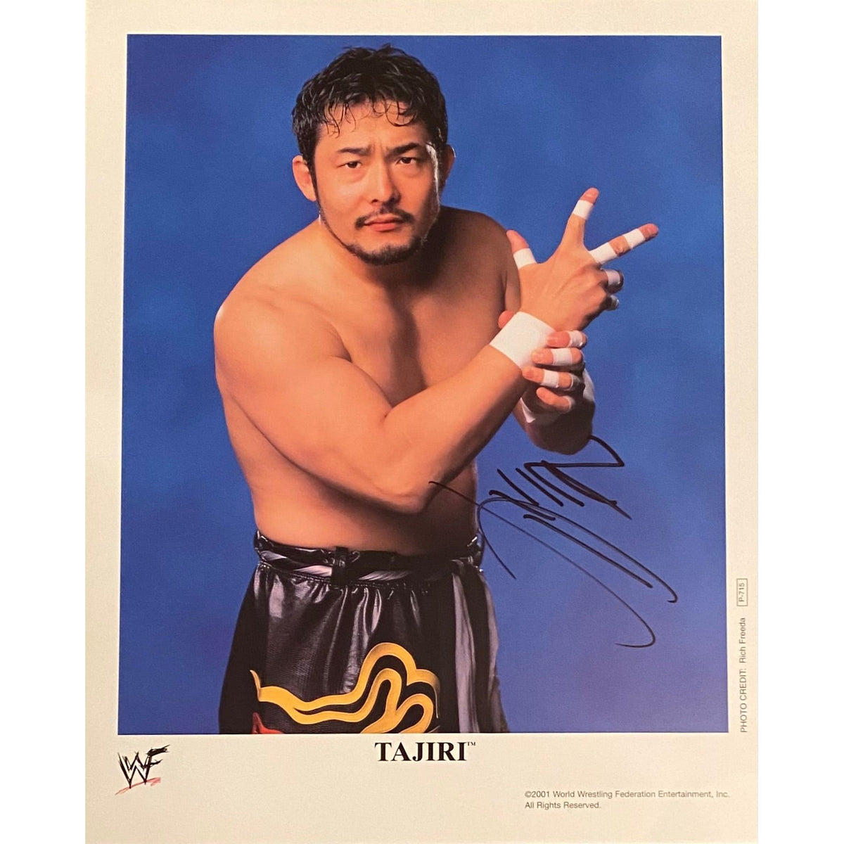 Tajiri Original P Series Promo - Autographed — Highspots UK