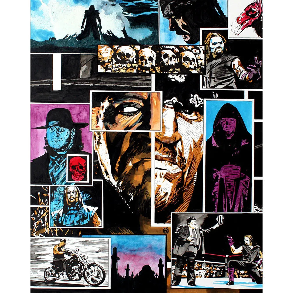 Undertaker Mosaic 11x14 Poster — Highspots UK