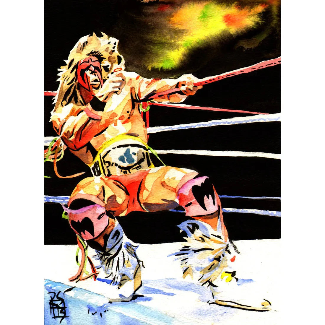 Ultimate Warrior: Run Forever 11x14 Poster — Highspots UK