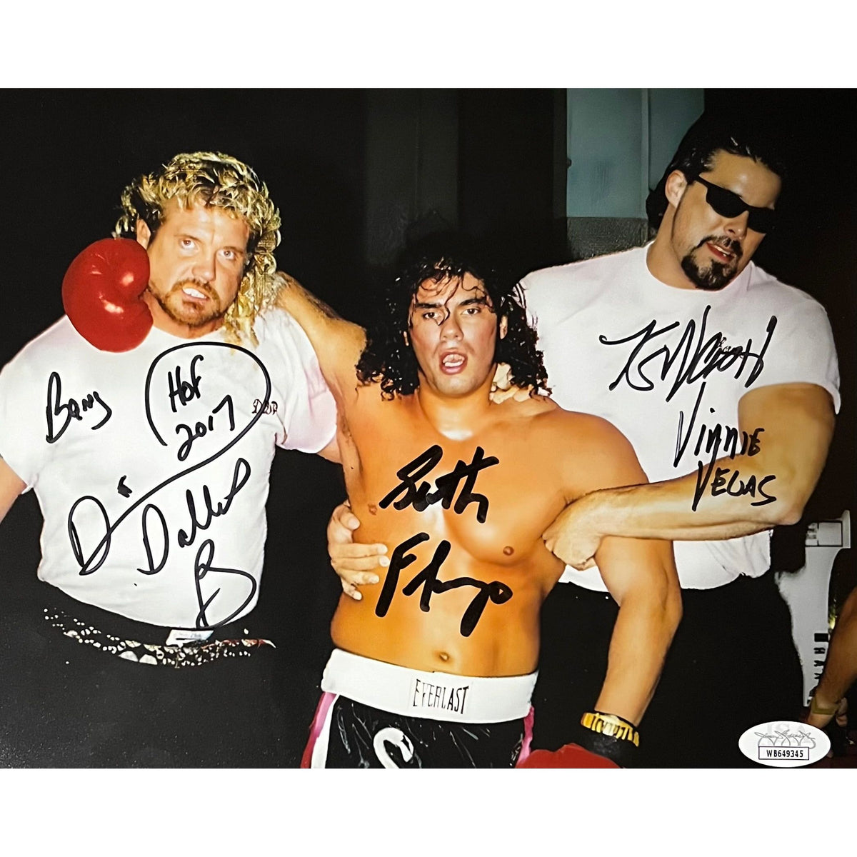 DDP , Kevin Nash & Scotty Flamingo 8x10 Promo - JSA Triple Autographed ...