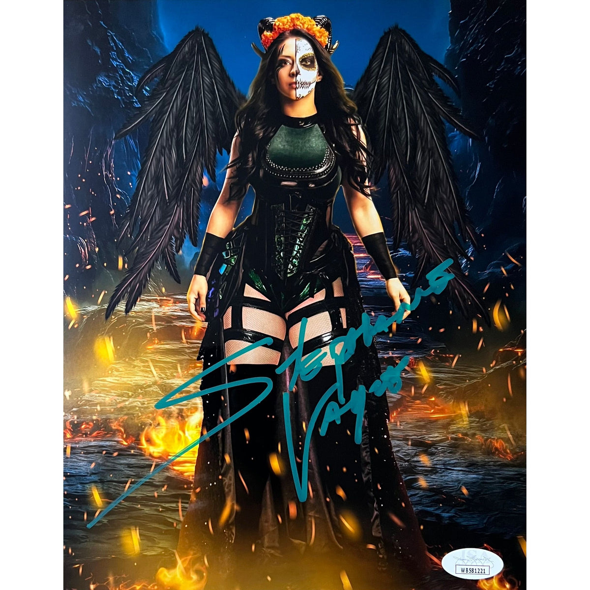 Stephanie Vaquer Metallic 11x14 Poster - JSA Autographed — Highspots UK