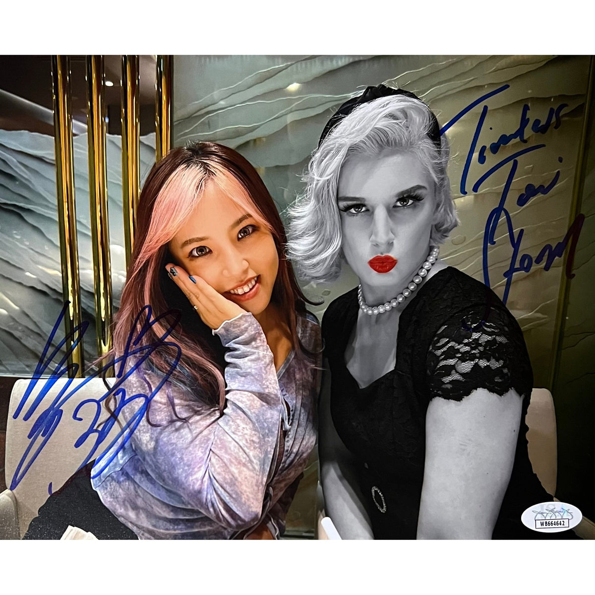 Mina Shirakawa & Timeless Toni Storm 8x10 Promo - JSA Dual Autographed ...