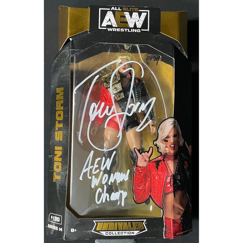 Toni Storm AEW Unrivaled Figure - JSA Autographed — Highspots UK