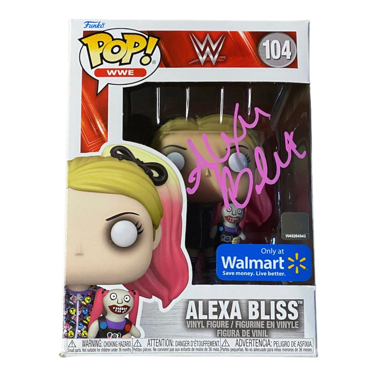 Alexa Bliss Funko POP #104 Figure - JSA Autographed — Highspots UK