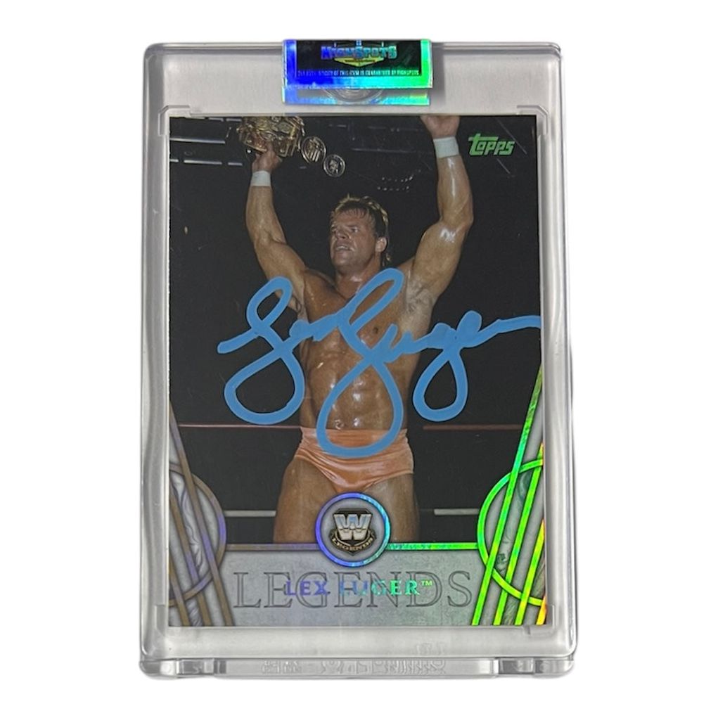 WWE - Lex Luger Topps Legends Trading Card - Autographed — Highspots UK