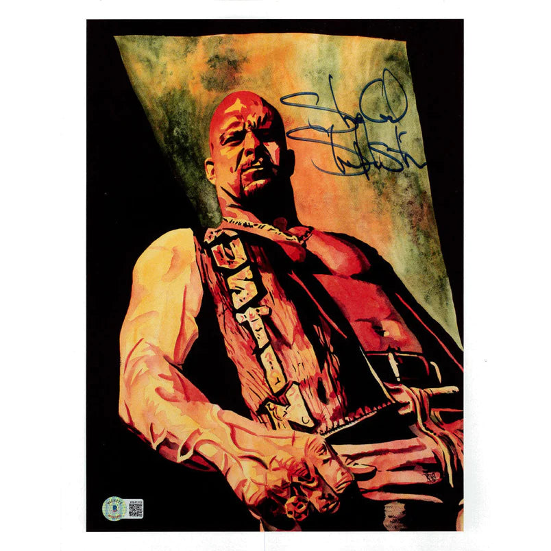 Stone Cold Steve Austin 11x14 Poster - AUTOGRAPHED — Highspots UK