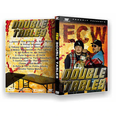 ECW: Double Tables DVD-r — Highspots UK
