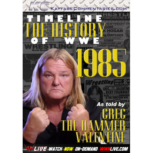 Timeline of WWE - The History of WWE 1985 by Greg Valentine DVD-R ...