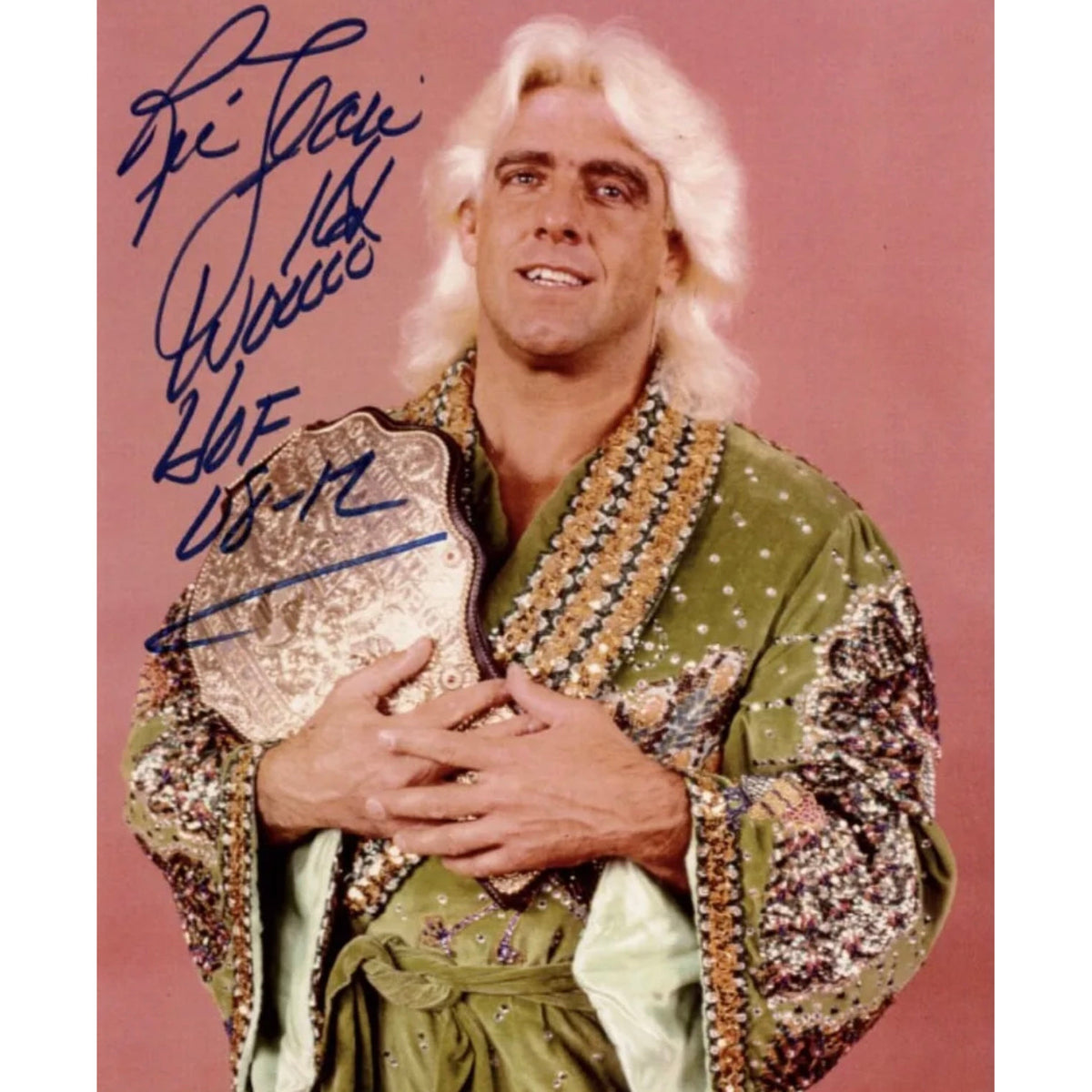 Ric Flair Promo with Special Inscription - AUTOGRAPHED — Highspots UK