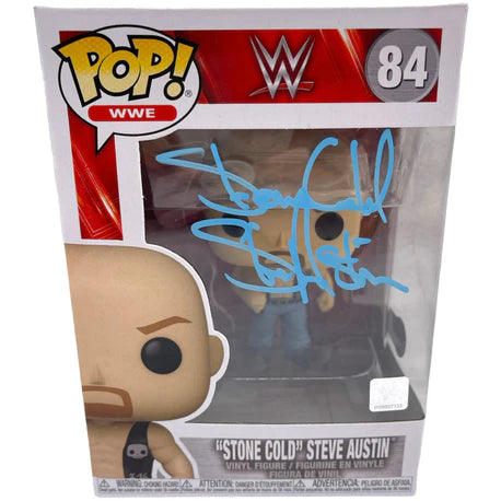 Stone Cold Steve Austin Funko POP - AUTOGRAPHED — Highspots UK