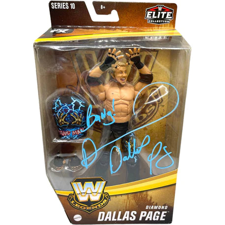 DDP WWE ELITE LEGENDS SERIES 10 FIGURE WITH PROTECTOR CASE - AUTOGRAPH ...
