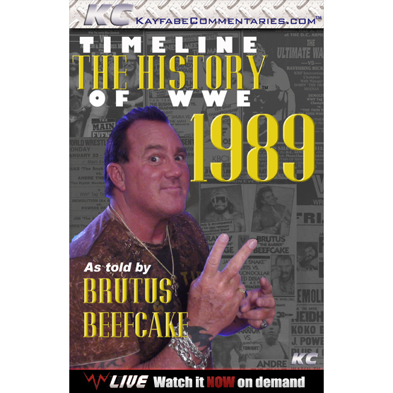 Timeline of WWF 1989 - Brutus Beefcake DVD — Highspots UK
