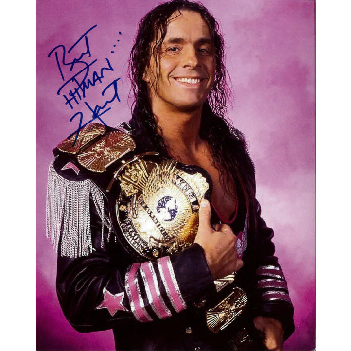 Bret Hart Promo - AUTOGRAPHED — Highspots UK